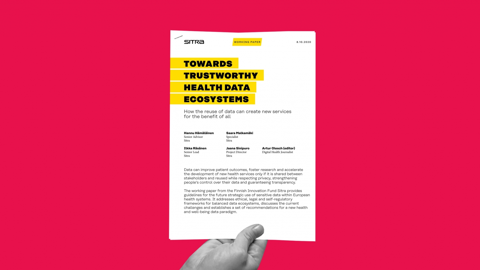 Healthcare Needs Fair Data – about Digital Health